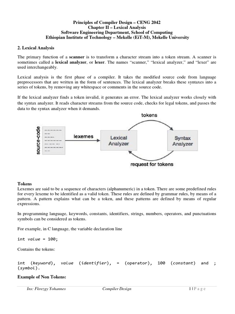 SE Compiler Chapter 2 | PDF | Regular Expression | Software Engineering