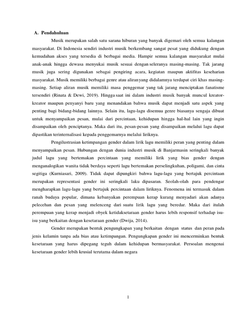 Isi Modul Gender | PDF