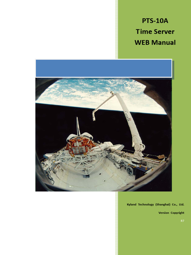 PTS-10A Time Server - WEB Manual R7 | PDF