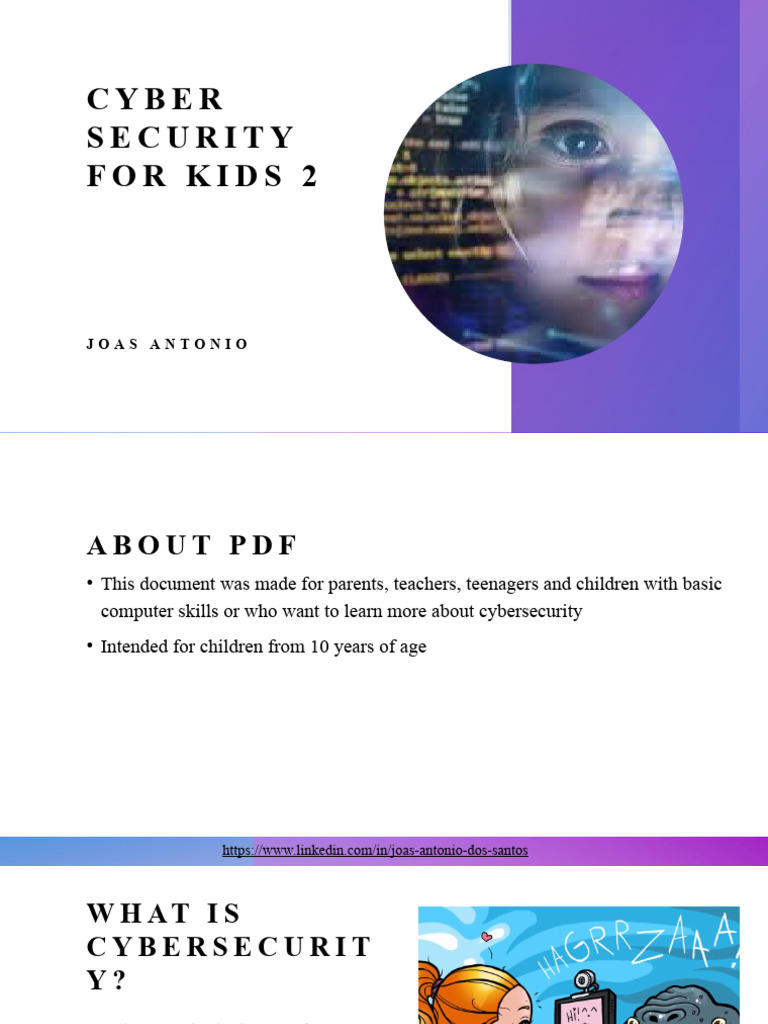 Cyber Security For Kids 2.1 | PDF | Information Security | Computer Virus