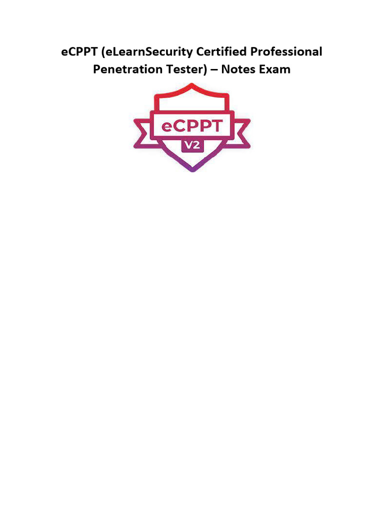 eCPPT Exam Nmap & Metasploit Guide | PDF | Port (Computer Networking ...