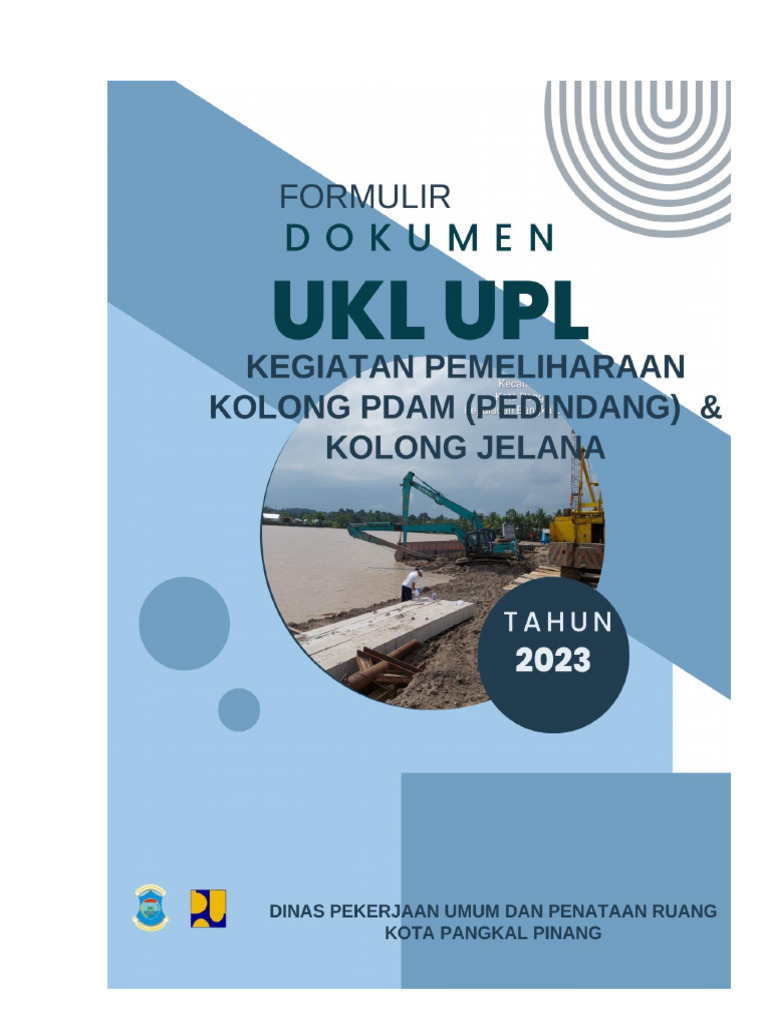 Dokumen UKL UPL Kolong PDAM Jelana | PDF