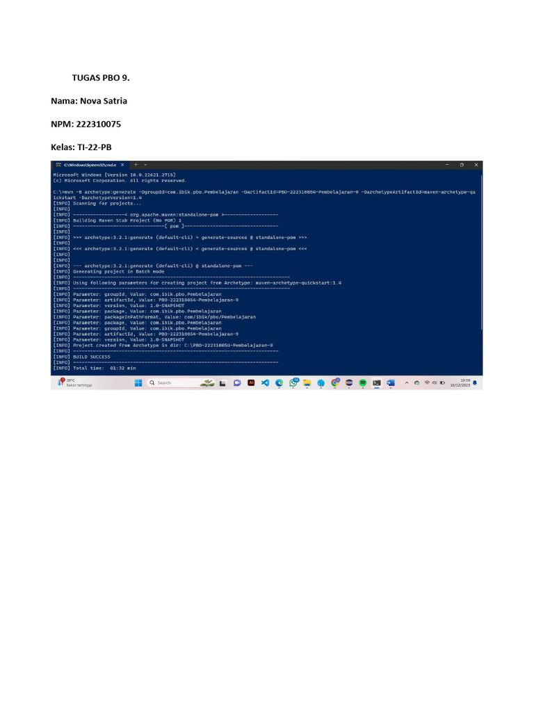 Tugas Lab PBO Pembelajaran.9 JDBC | PDF