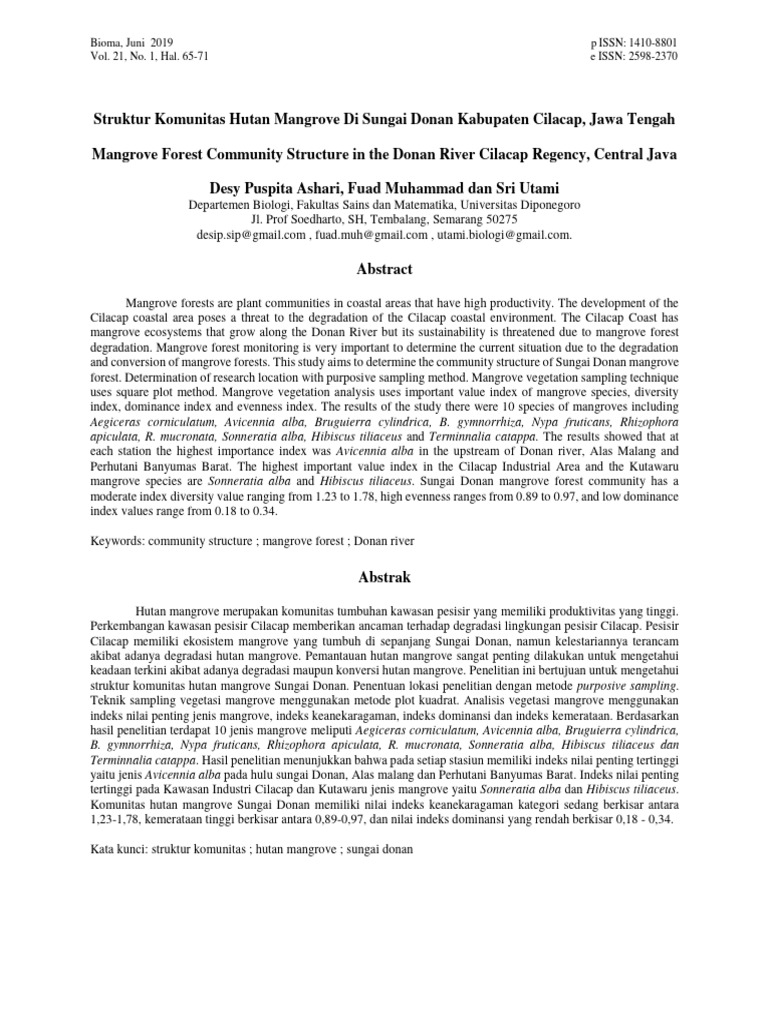 Ashari 2019 | PDF | Organisms | Physical Geography