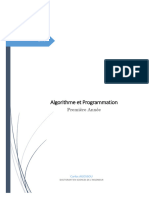 Cours Algorithme Et ProgrammationChapitre1 PDF | PDF | Programme informatique | Programmation