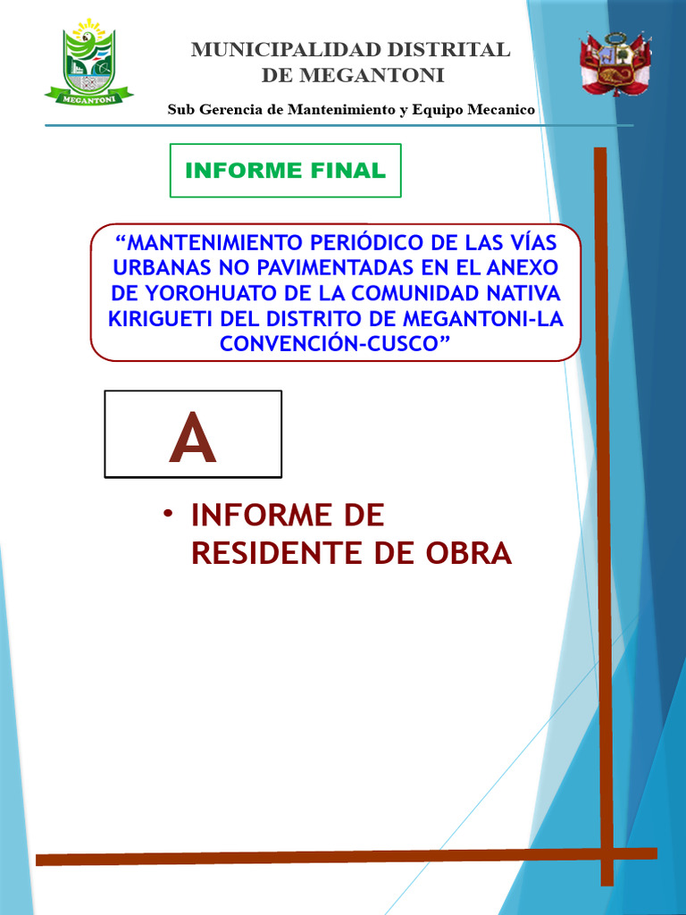 Separadores Informe Final Yorohuato | PDF