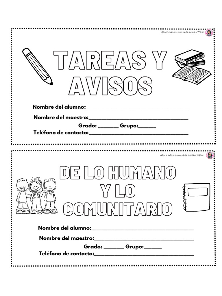 Portadas de Libreta | PDF