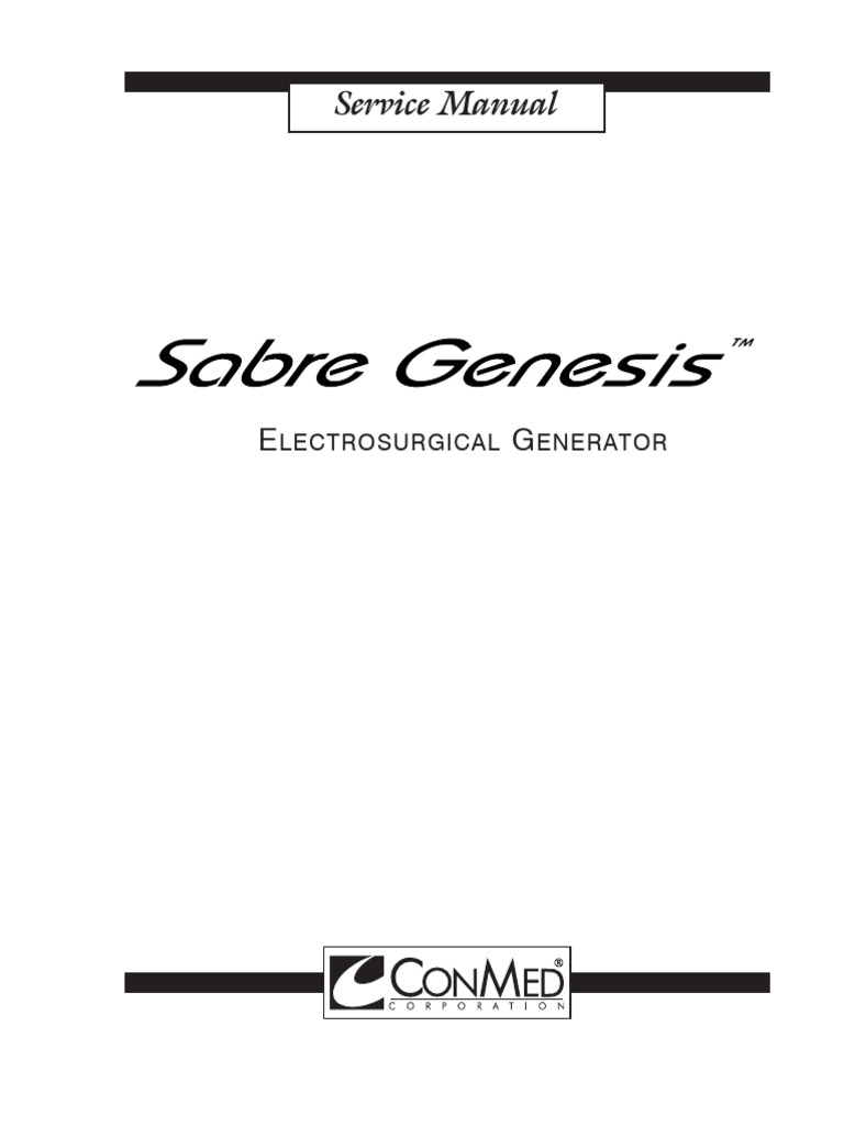 Sabre Genesis Service Manual | PDF