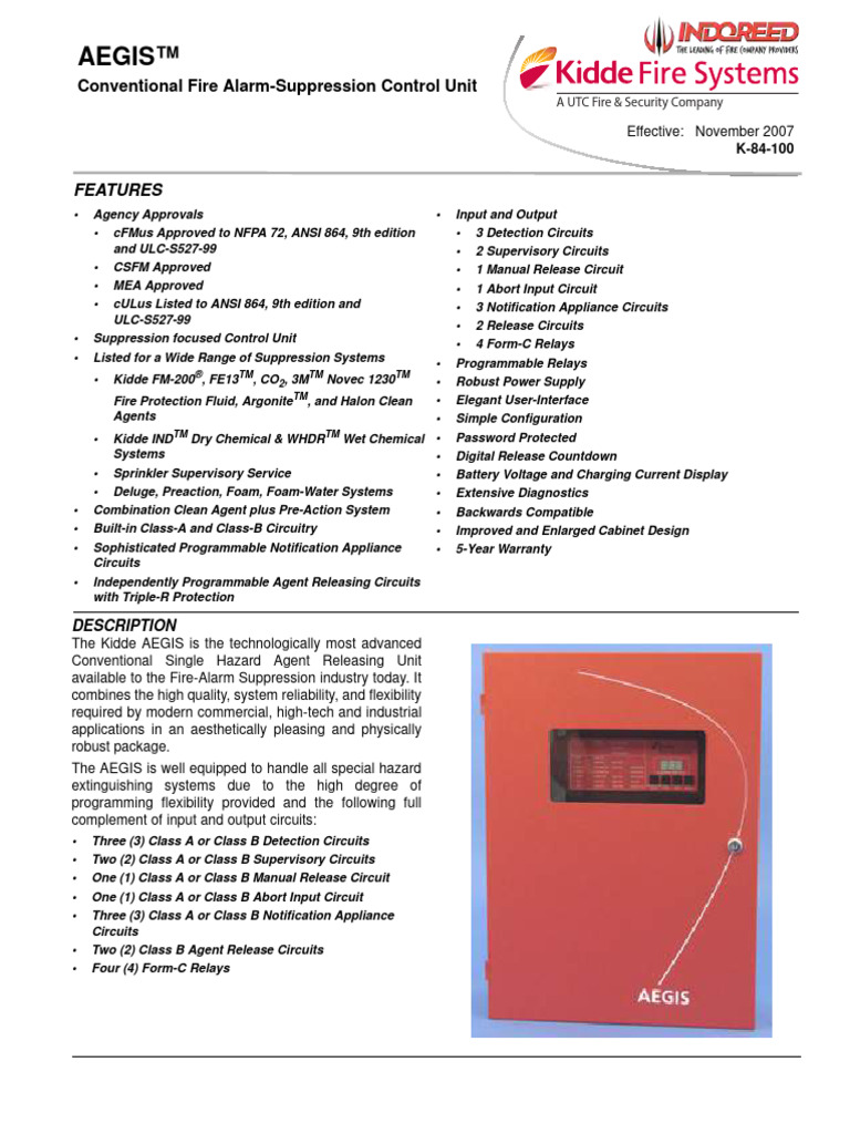 Aegis™: Features | PDF | Relay | Switch