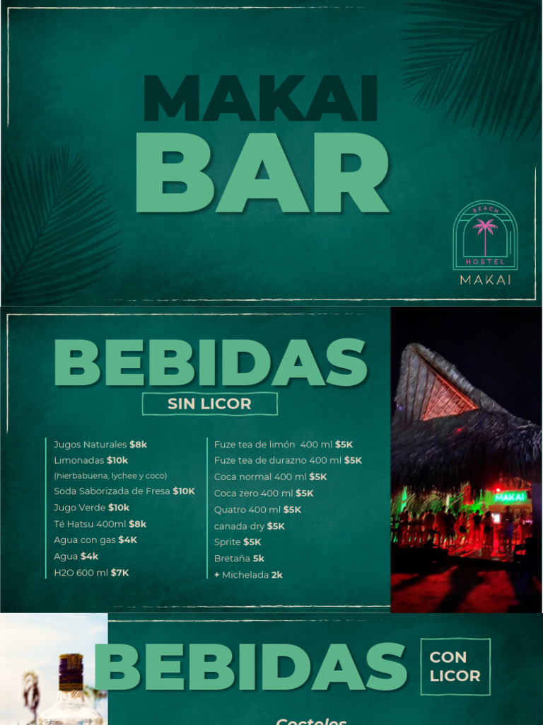 Menu Bar Makai | PDF