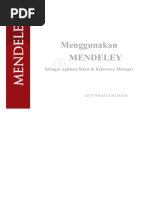 Tata Cara Mebuat Sitasi Dan Daftar Pustaka Dengan Metode Mendeley | PDF