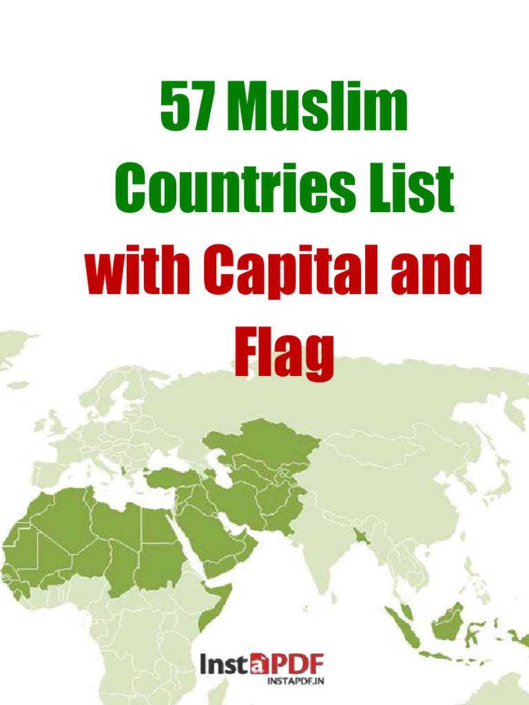57 Muslim Country List | PDF