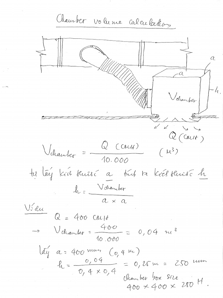 Chamber Box Calculation | PDF