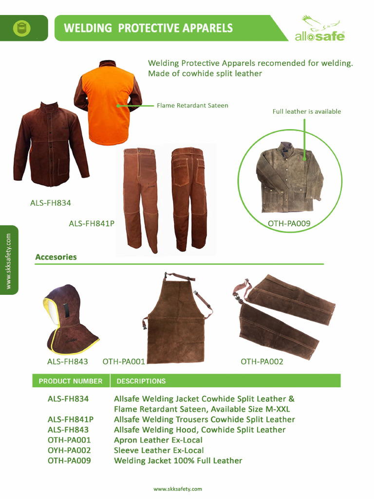 ALLSAFE Welding Protective Apparel | PDF