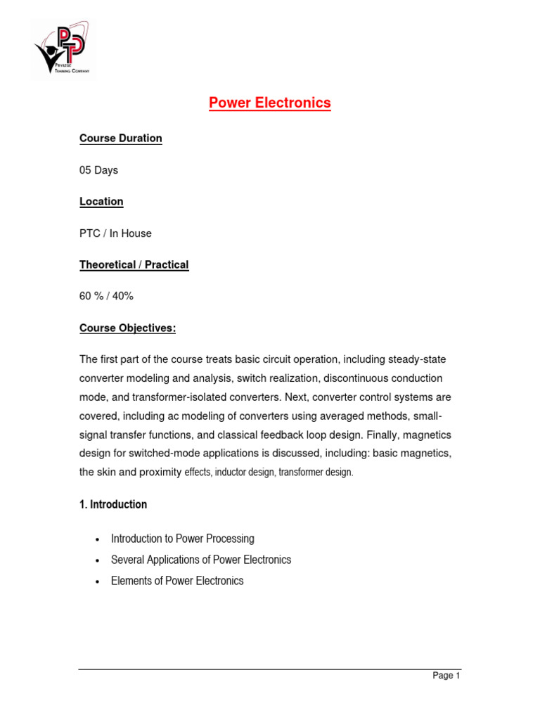 Power Electronics | PDF | Power Electronics | Transistor