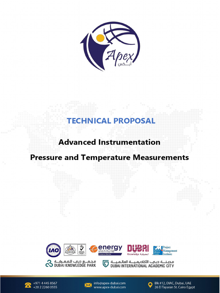 Advanced Instrumentation Pressure and Temperature Measurements ...