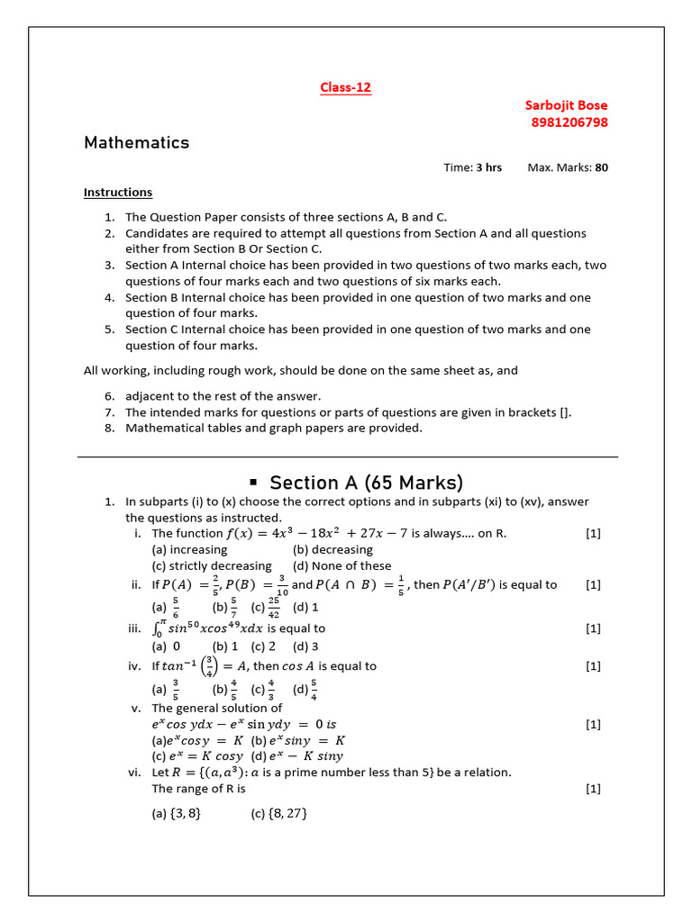 Class No Mark | PDF | Combinatorics | Theoretical Computer Science