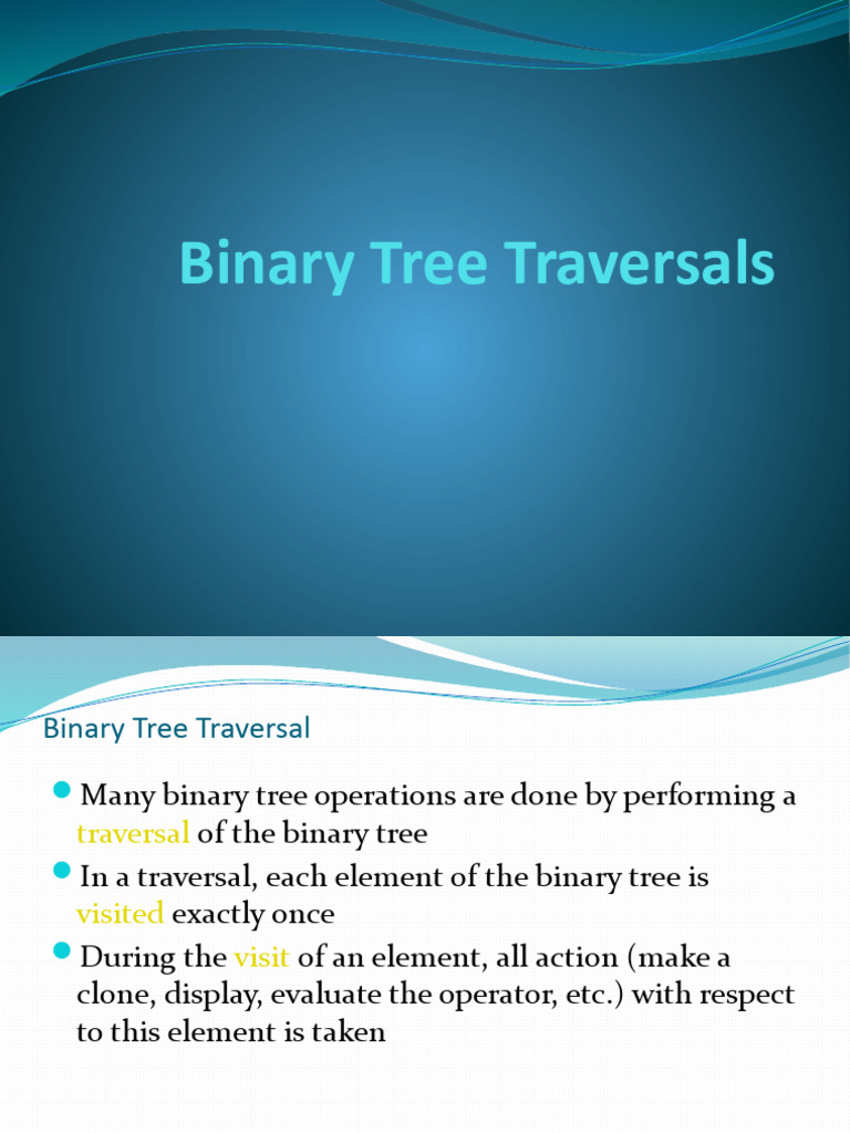 Online Classses - 14-Tree Traversals | PDF