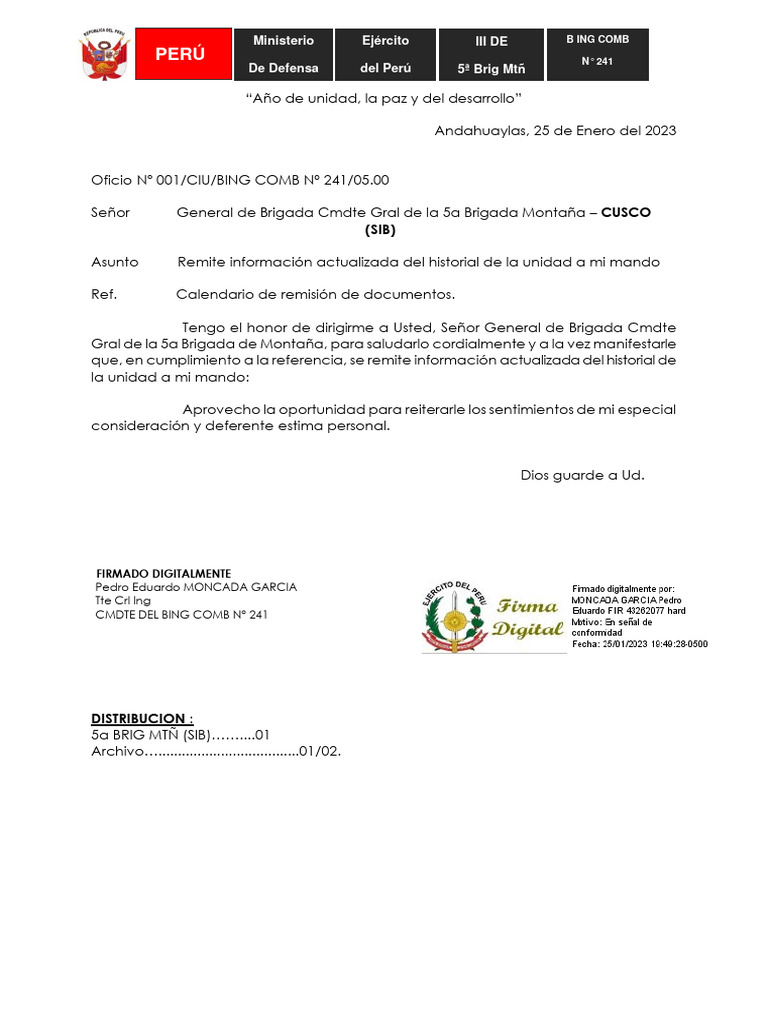 Historial Del Bing Comb 241 | PDF