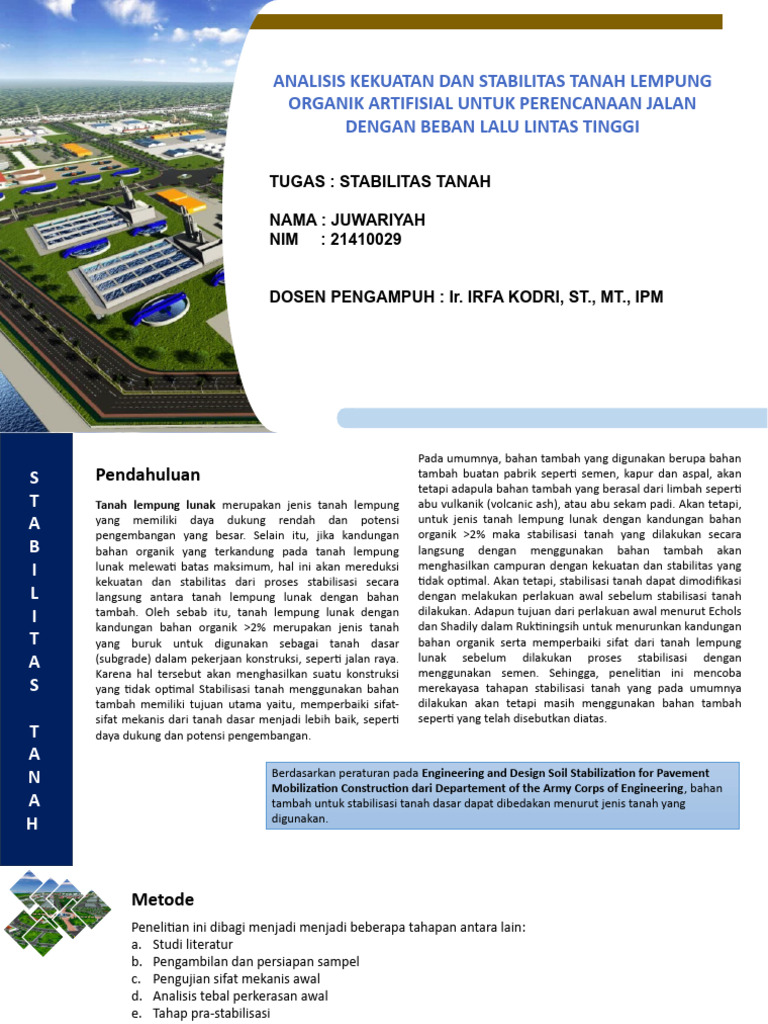 Tugas PPT Mekanika Rekayasa Juwariyah | PDF