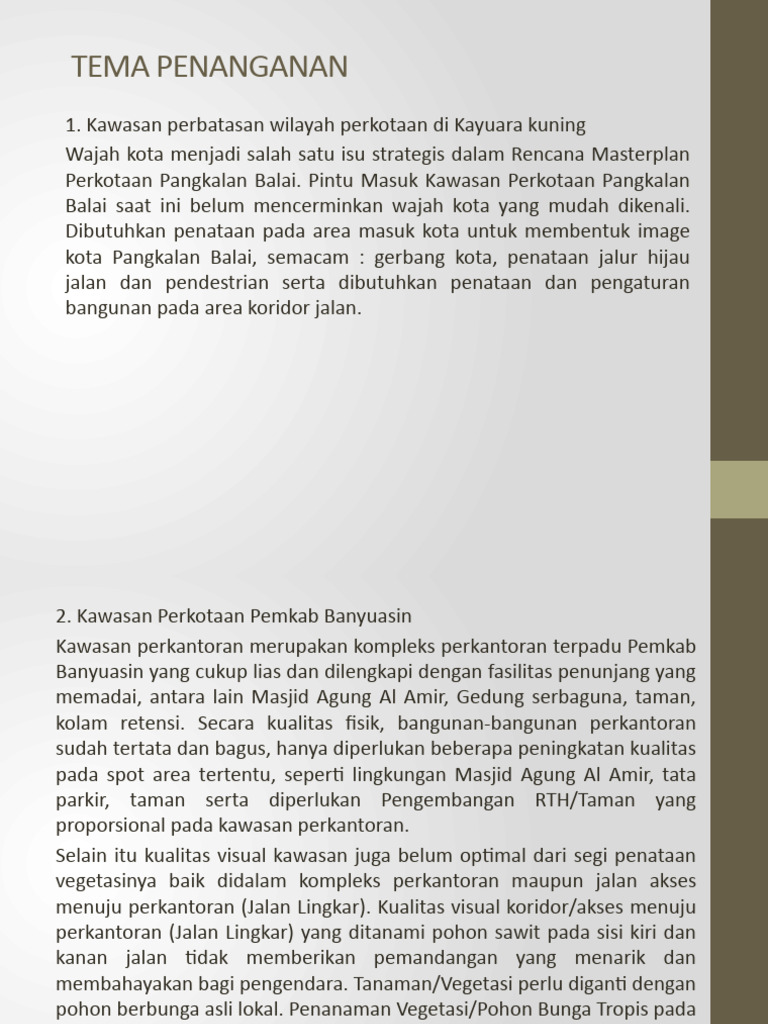 Tema Penanganan | PDF