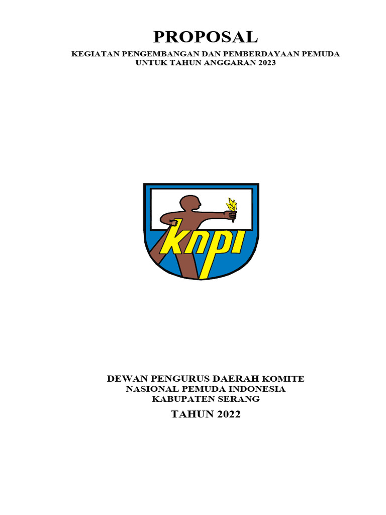 Proposal Knpi | PDF
