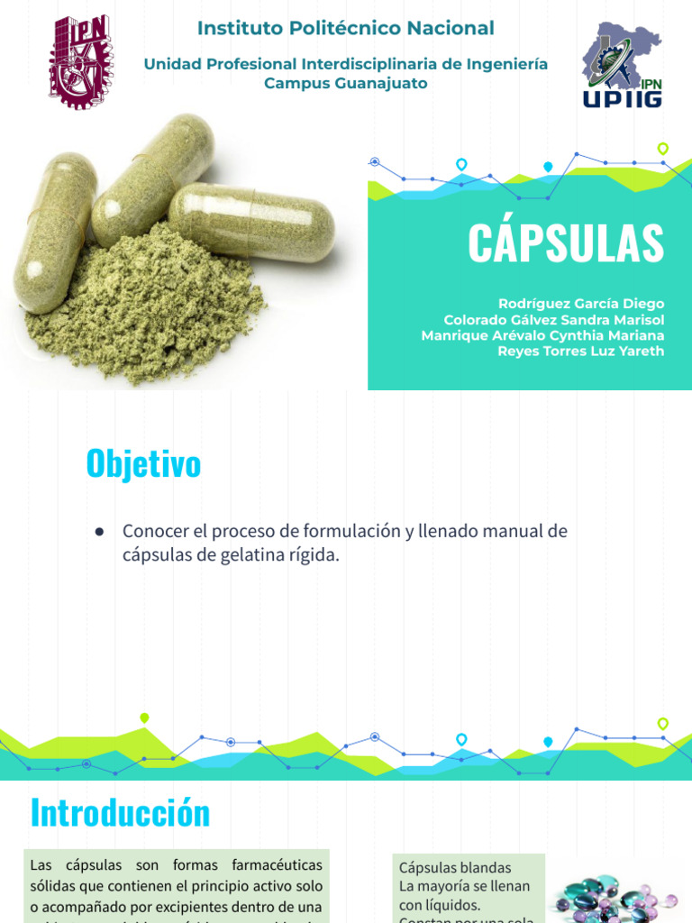 P9 - Capsulas | PDF | Farmacia | Ciencias farmacéuticas