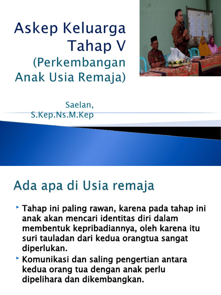 Askep Keluarga Tahap 5 Anak Remaja | PDF