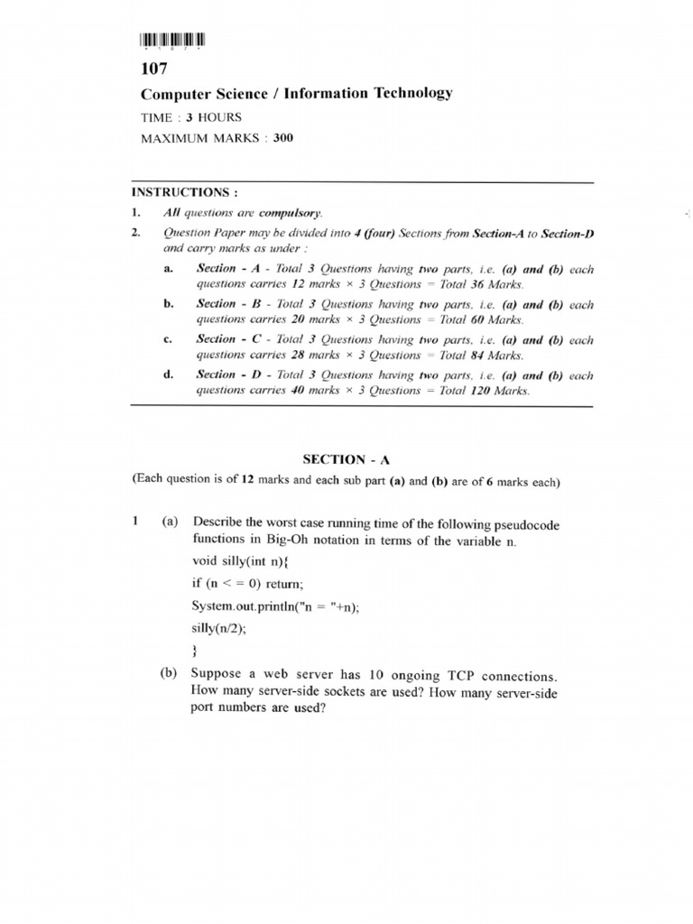 CS & IT CGPDTM Mains | PDF