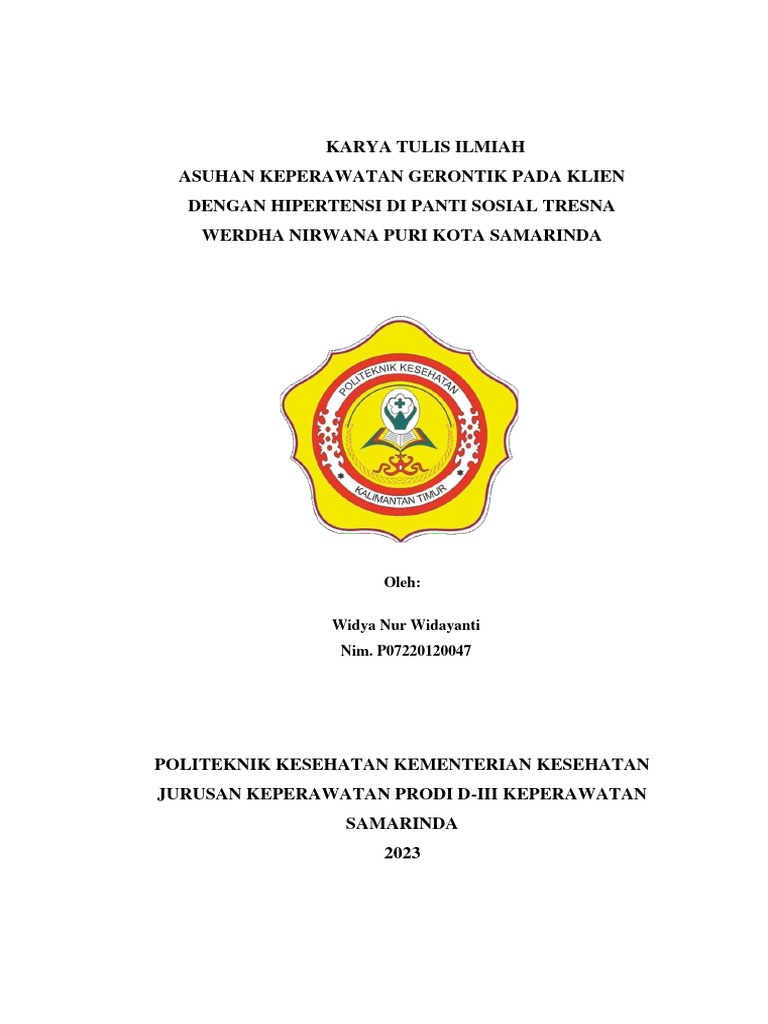 Kti Widya Nur Widayanti | PDF