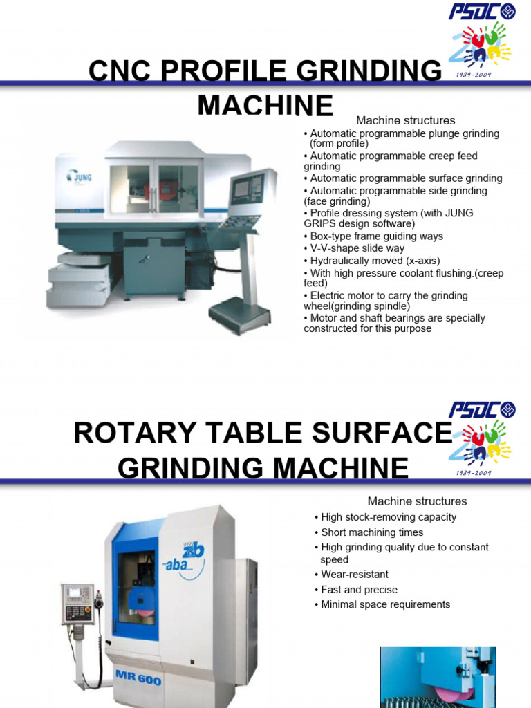Chapter 2.0 Types of CNC Grinding Machine | PDF