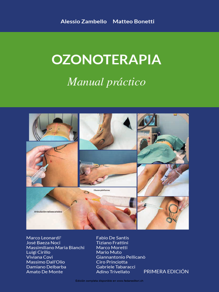 Manual Infiltrar Ozono | PDF | Oxígeno | Especialidades Medicas