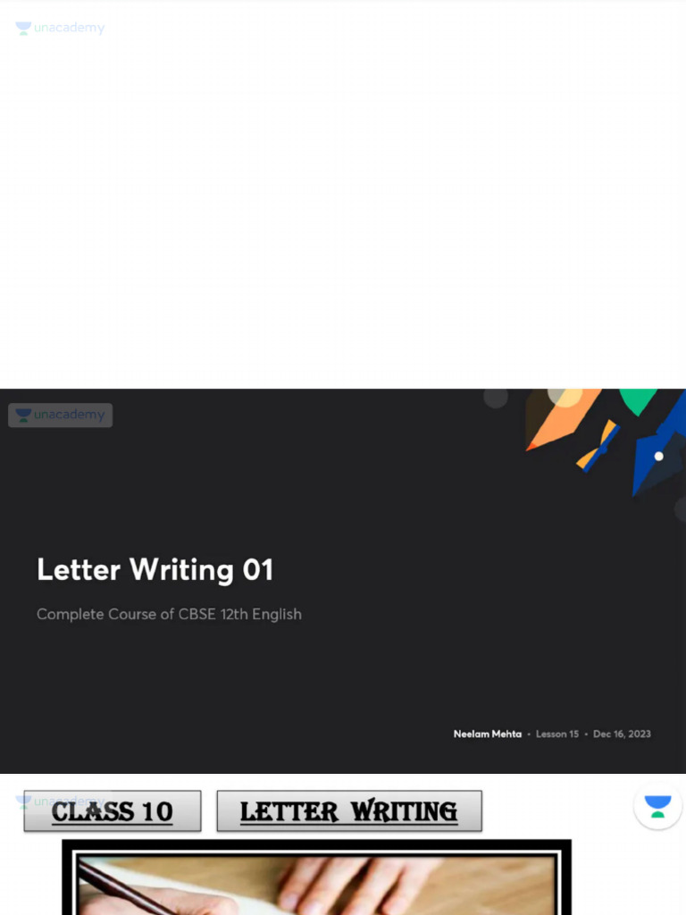 Letter Writing 01 With Anno | PDF