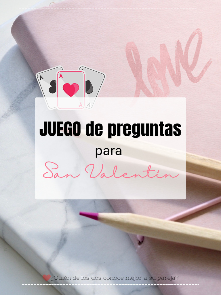 Juego San Valentin 2021 | PDF | Estilo de vida