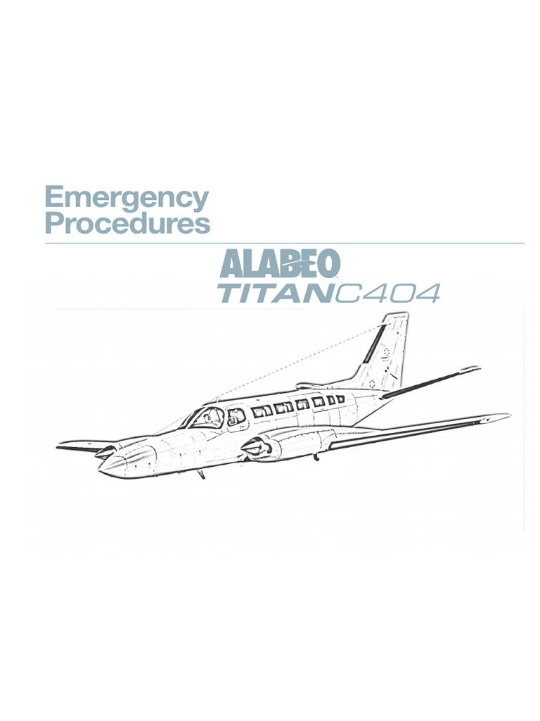 C404 Titan Emergency Procedures | PDF