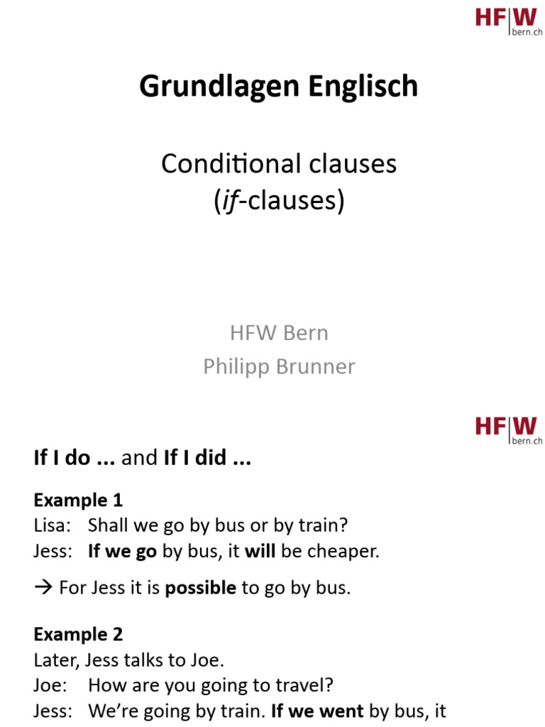 Understanding Conditional Clauses in English | PDF | Language Families | Linguistic Typology