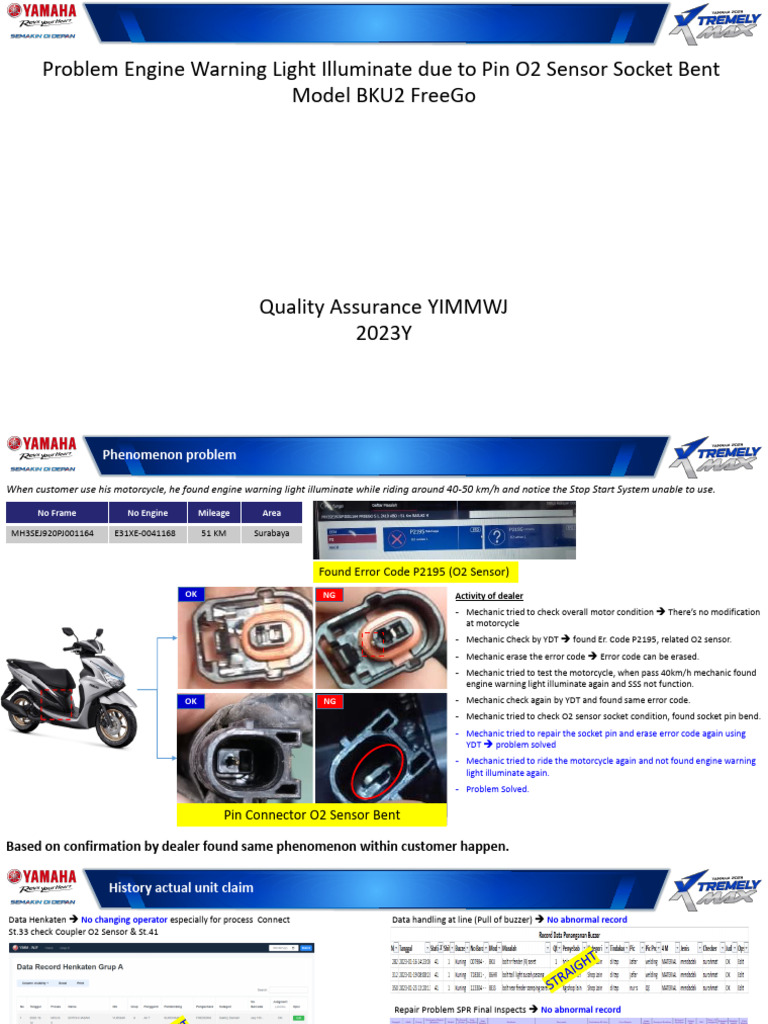 Analyze Problem Coupler O2 Sensor BKU | PDF | Manufactured Goods