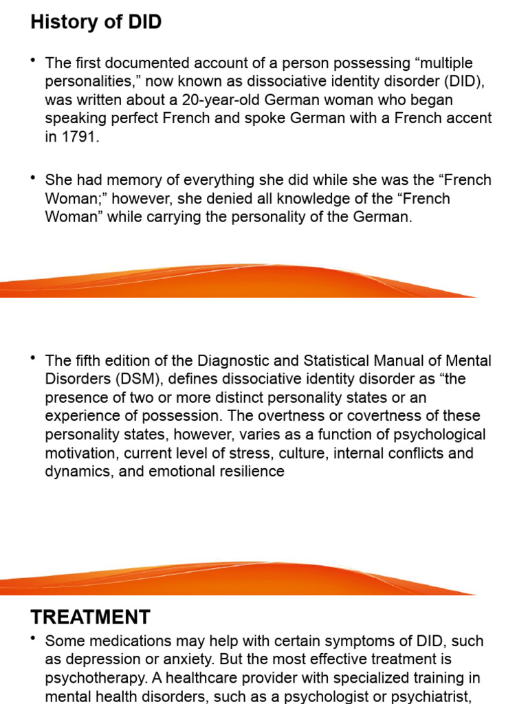 History of Did | PDF