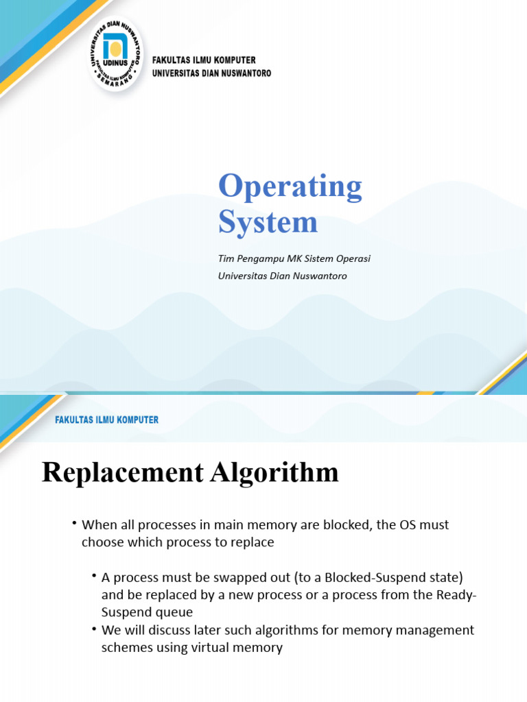 Operating System 2nd Edition - Topik 10 | PDF | Data | Computing Operating System 2nd Edition - Topik 10 | PDF | Data | Computing
