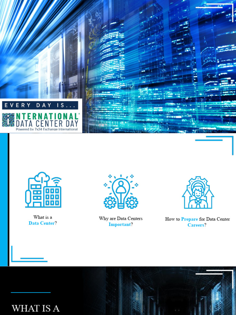 2024 What Is A Data Center Presentation | PDF