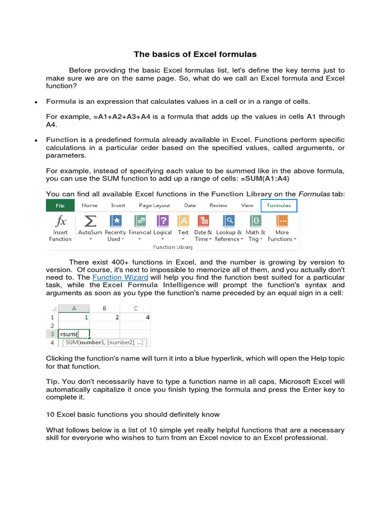 EmpowerTech Excel Function Reference | PDF | Microsoft Excel | Parameter (Computer Programming)