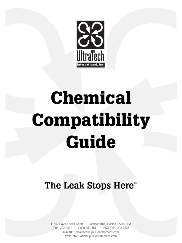 Chemical Compatability Guide | PDF | Acid | Acetic Acid