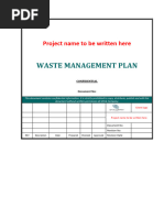 Construction Waste Plan for ETP | PDF | Waste | Recycling