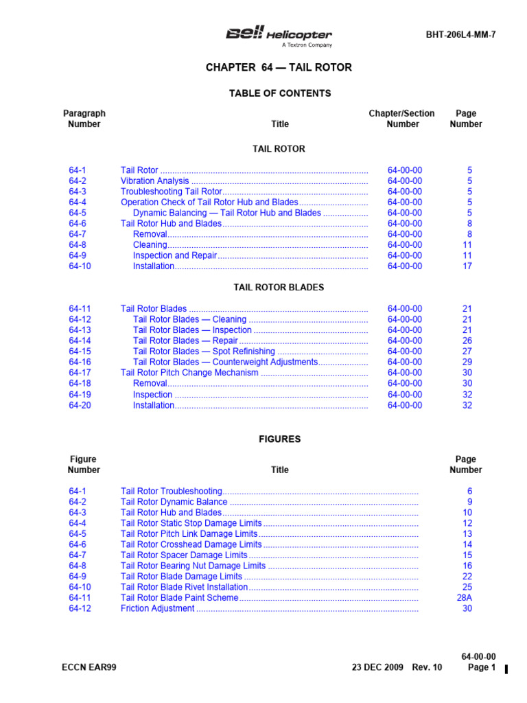 Bell206L4 MM CH64 | PDF | Helicopter Rotor | Propeller