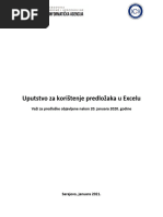 Uputstvo Za Unos Obrazaca 1022 I 1052 - Eksterni Korisnici | PDF