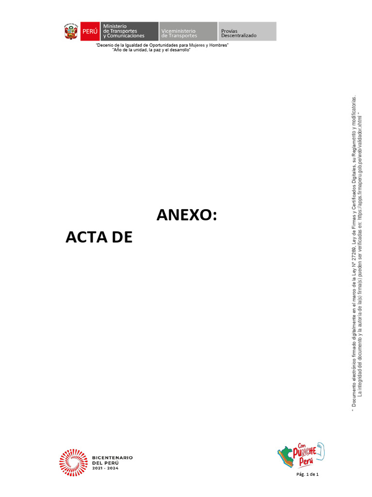 Acta de Obs | PDF
