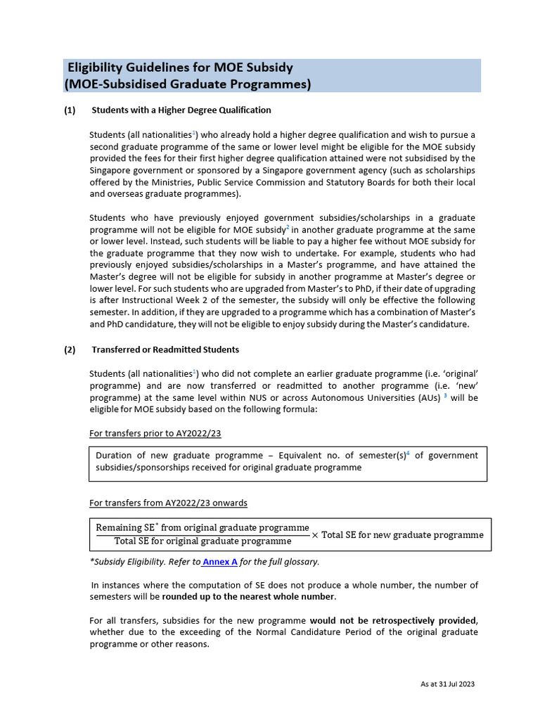 GD Eligibility Guidelines | PDF | Postgraduate Education | Doctor Of ...