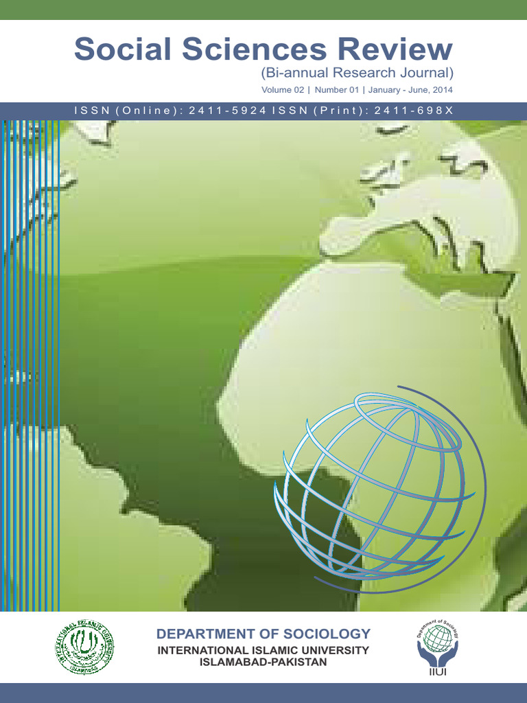 SSR Journal Vol 2 Issue 1 2014 | PDF | Sampling (Statistics) | Pakistan