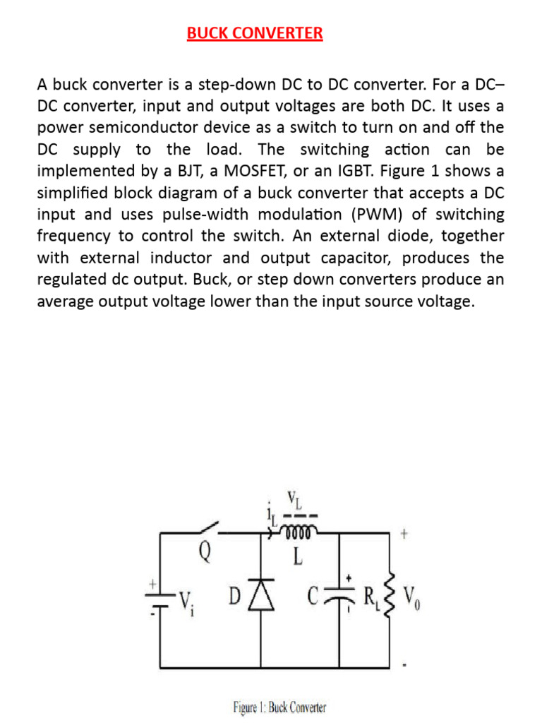 Buck | PDF | Electrical Engineering | Power Electronics