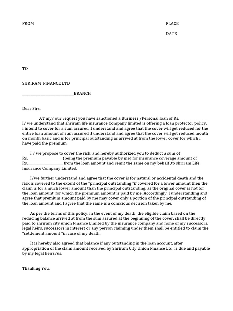 Master Policy Letter 111 | PDF